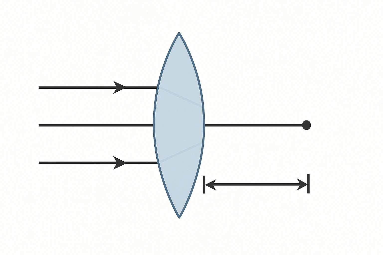 Calcul de la Distance Focale d'une Lentille - Exercice corrigé
