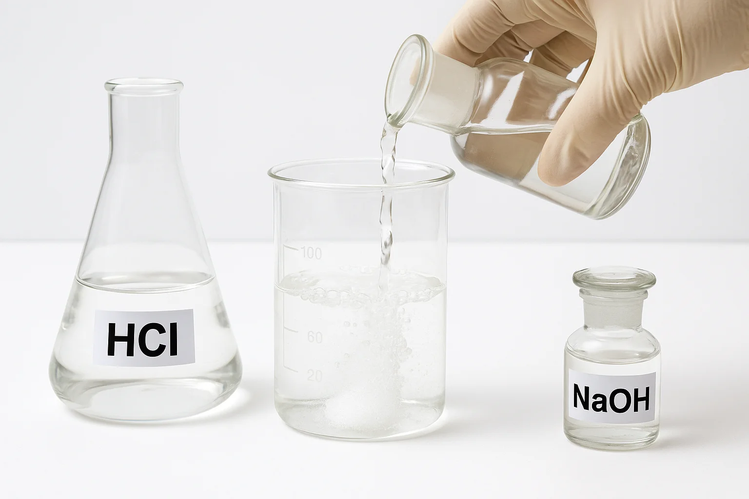 Calcul du Liquide Résiduel Après Réaction - Exercice corrigé