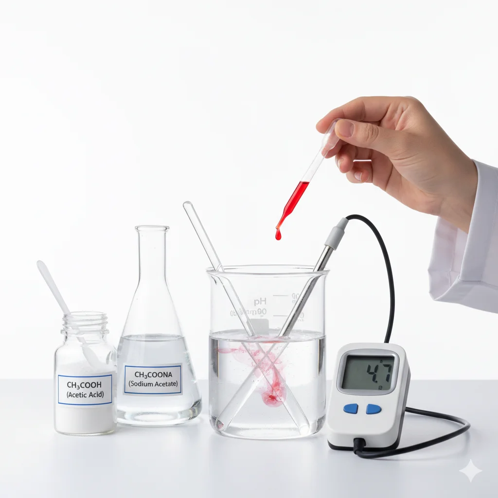 Calcul du pH d'une Solution Tampon - Exercice corrigé