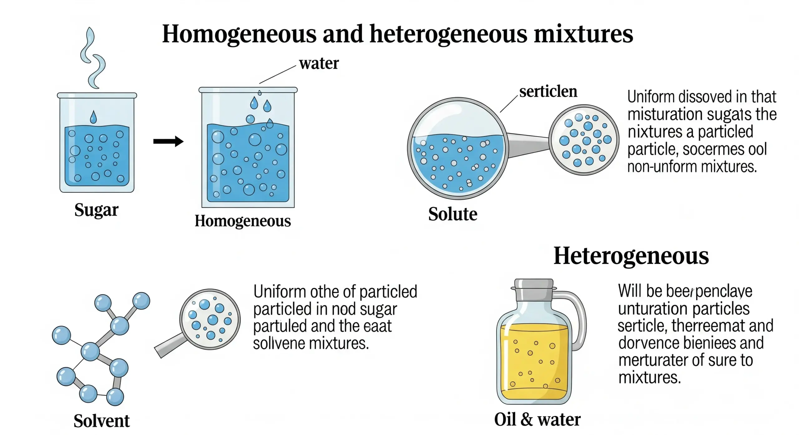 Les mélanges : homogènes ou hétérogènes ? - Exercice Corrigé
